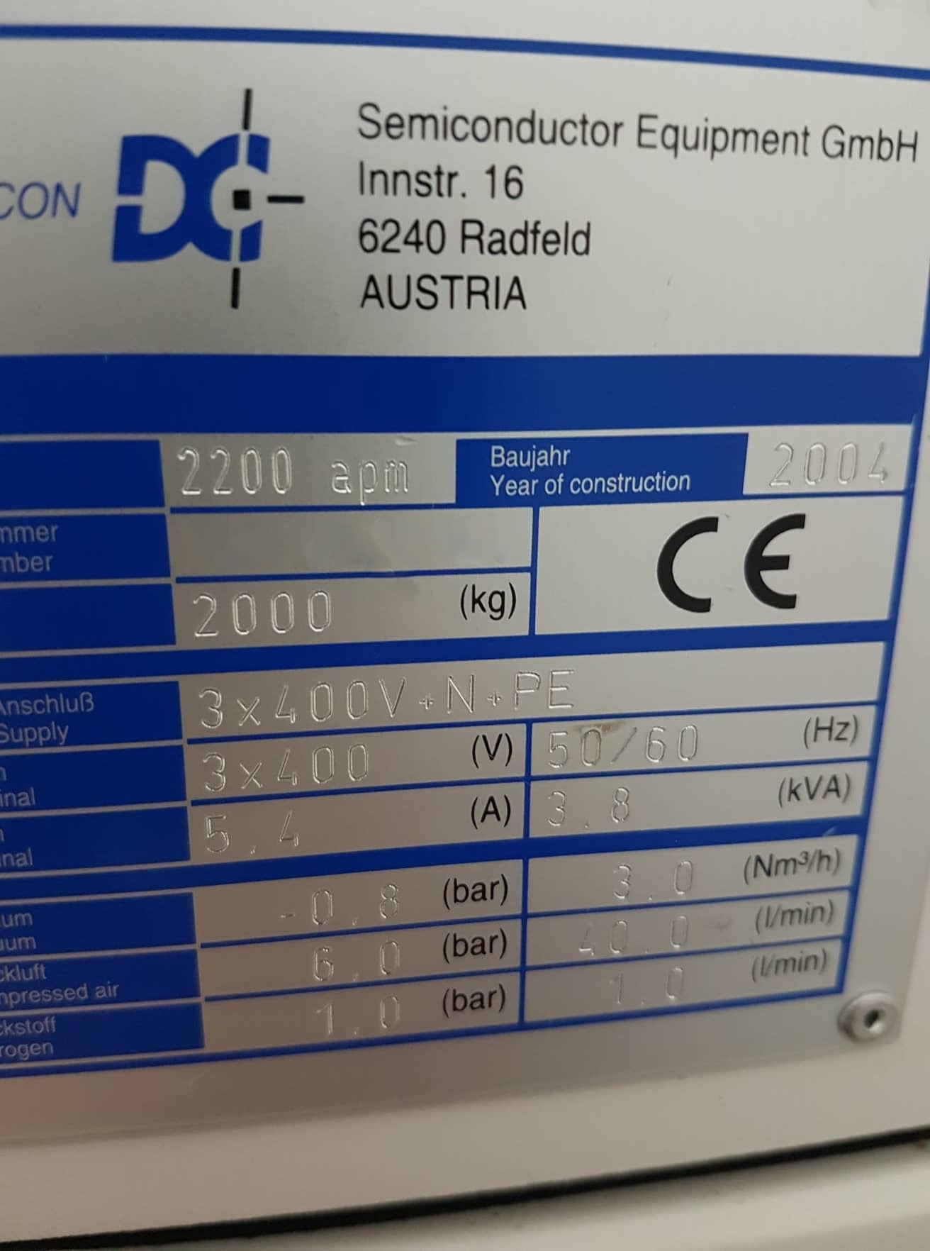 DATACON / BESI 2200 APM used for sale price #9258673, 2004 > buy from CAE