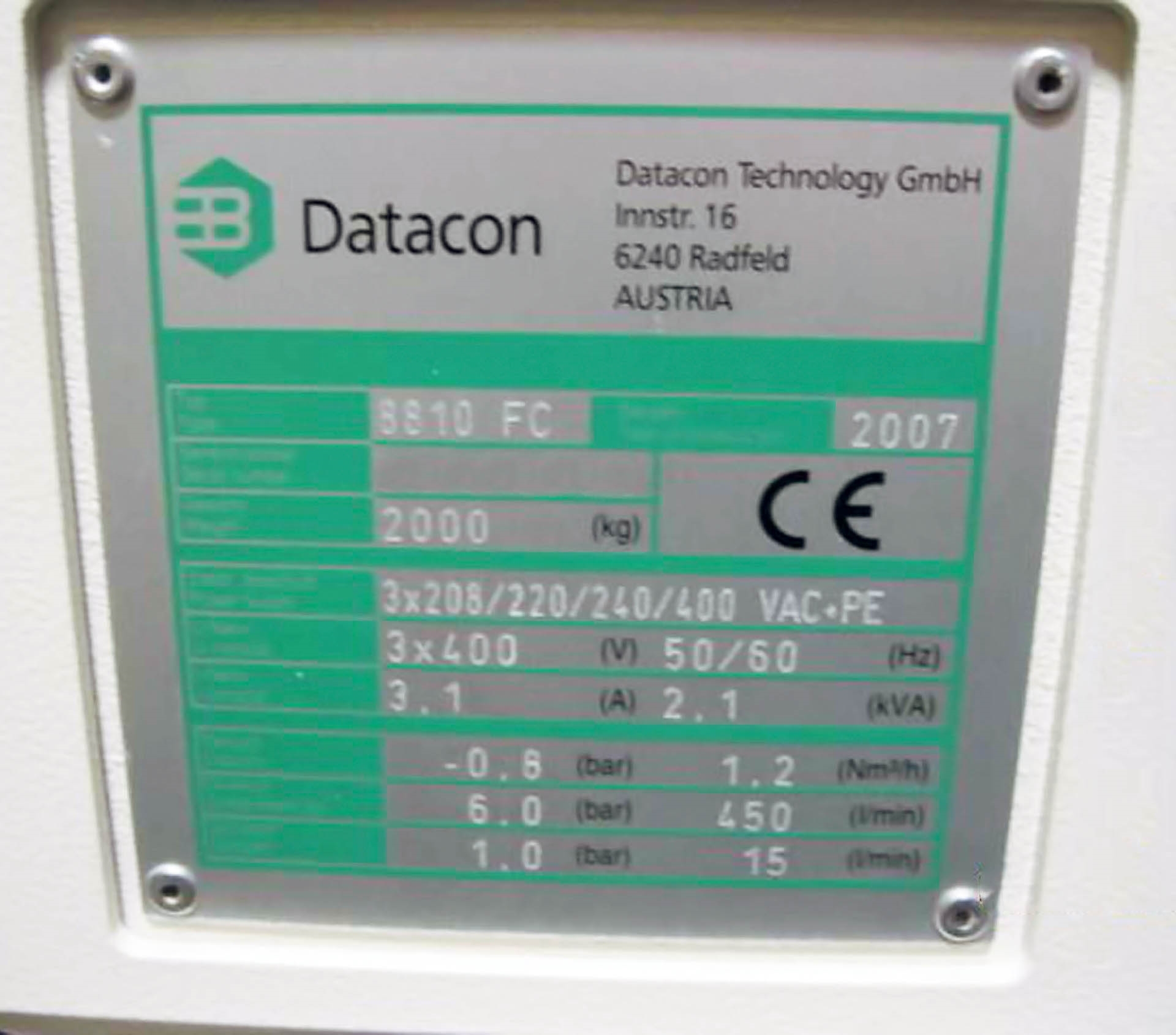 DATACON / BESI FC 8810 Bonder used for sale price #9238685, 2007 > buy ...
