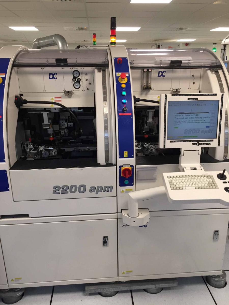 DATACON / BESI 2200 APM 다이 어태처 판매 가격 #9130779, 2001에 사용됨 > CAE에서 구매