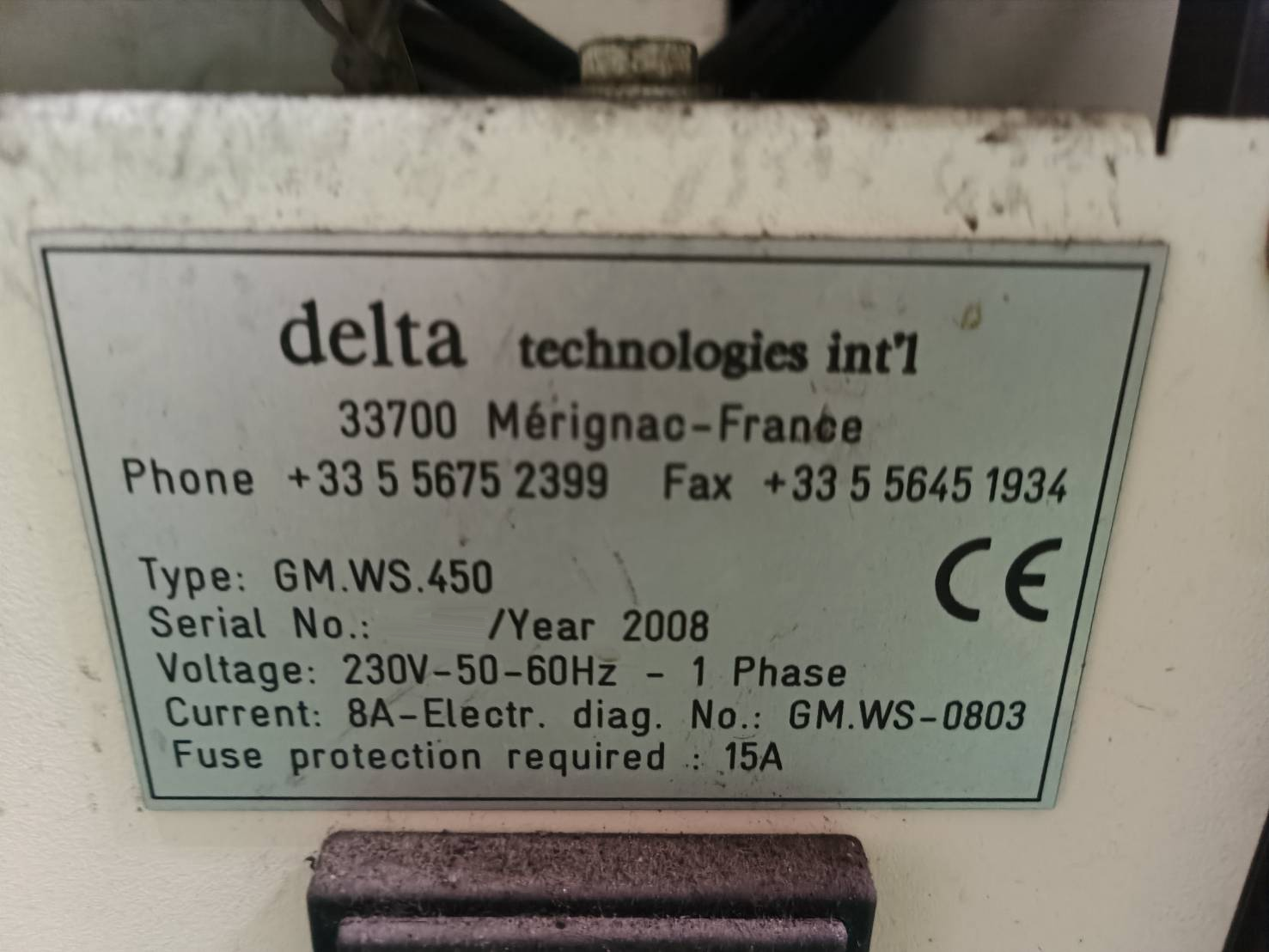 DELTA GM.WS.450 X-ray Equipment used for sale price #293777835, 2008 ...