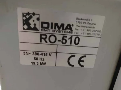 DIMA Solano RO-510 Reflow Oven used for sale price #293644370 > buy ...