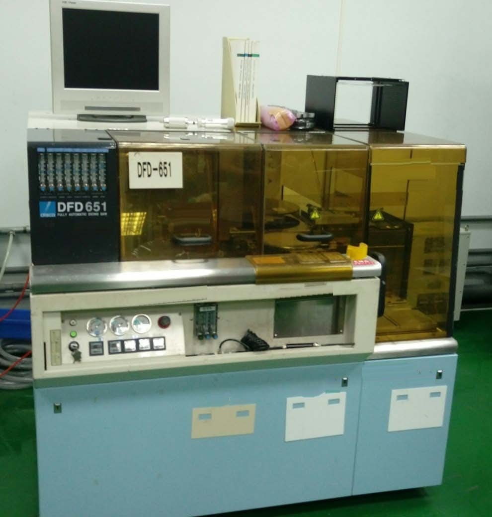 DISCO DFD 651 劃線/切割機 用於銷售價格 #9151138, 1999 > 從 CAE 購買