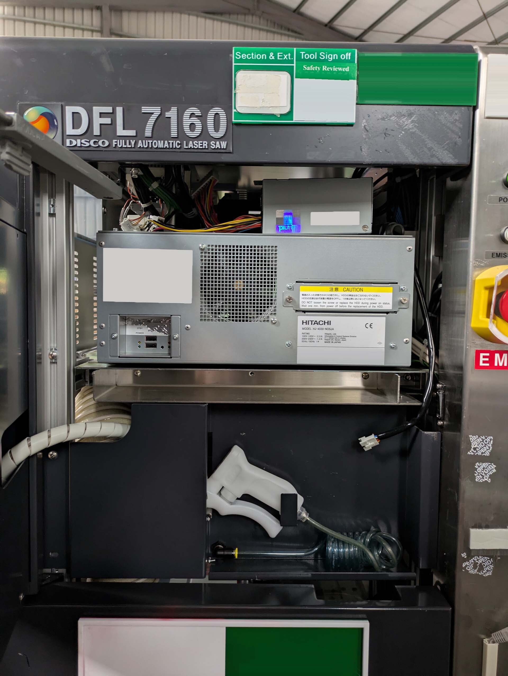 DISCO DFL 7160 劃線/切割機 用於銷售價格 #293771639, 2009 > 從 CAE 購買