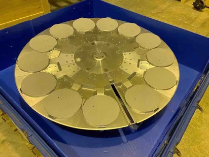 EATON NOVA / AXCELIS Al Disk for GSD Ion Implanter & Monitor used for ...