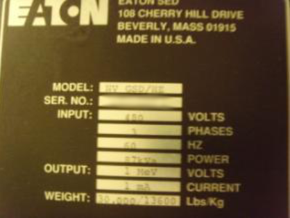 EATON NOVA / AXCELIS NV GSD-HE Ion Implanter & Monitor used for sale ...