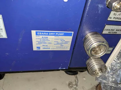 EBARA A70W 펌프 판매 가격 #293650804에 사용됨 > CAE에서 구매