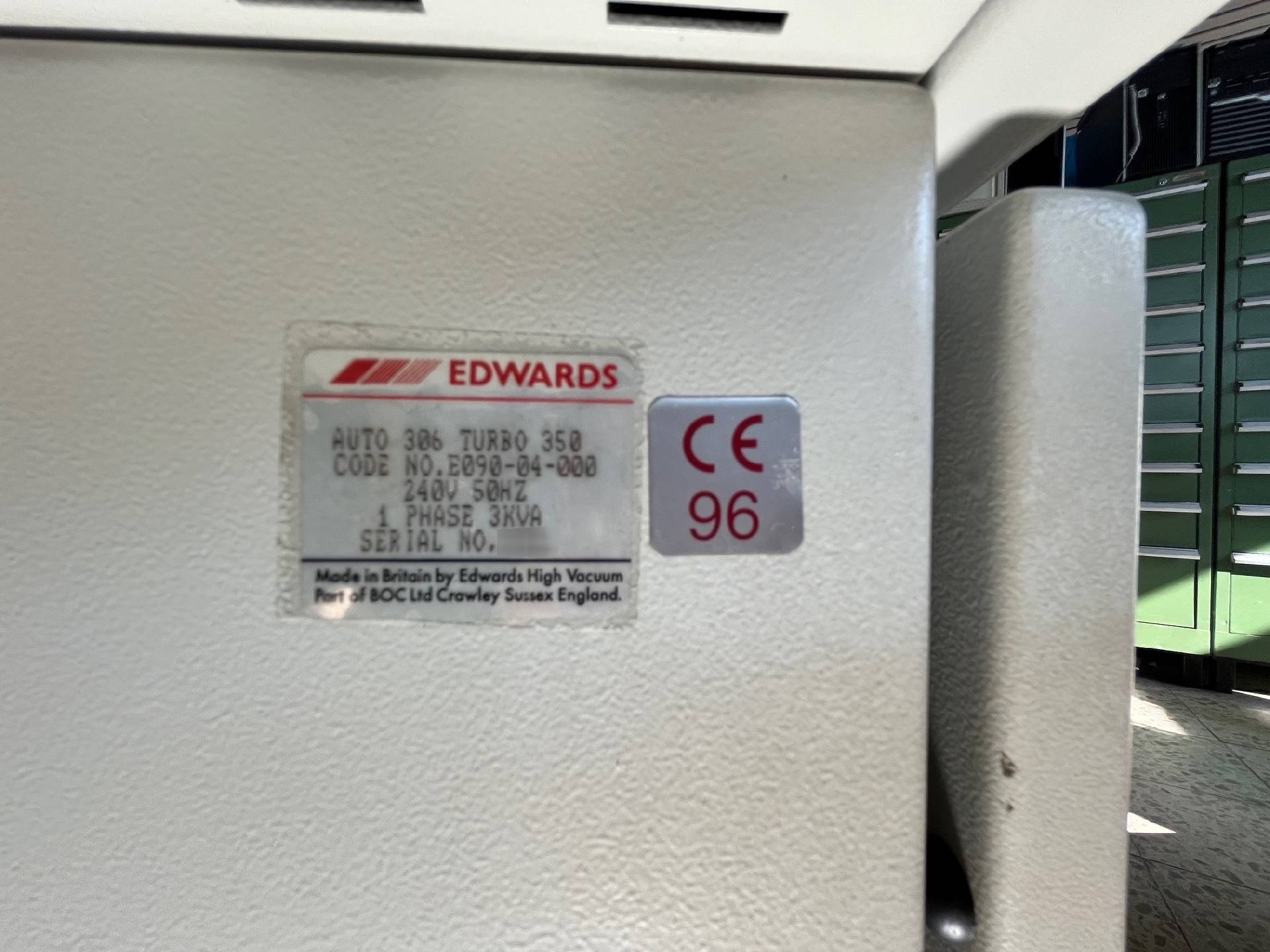 EDWARDS Auto 306 Evaporator used for sale price #293818172 > buy from CAE