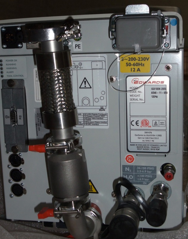 EDWARDS IGX100N パンプ はセール価格 #9030377 で使用されています > CAE から購入