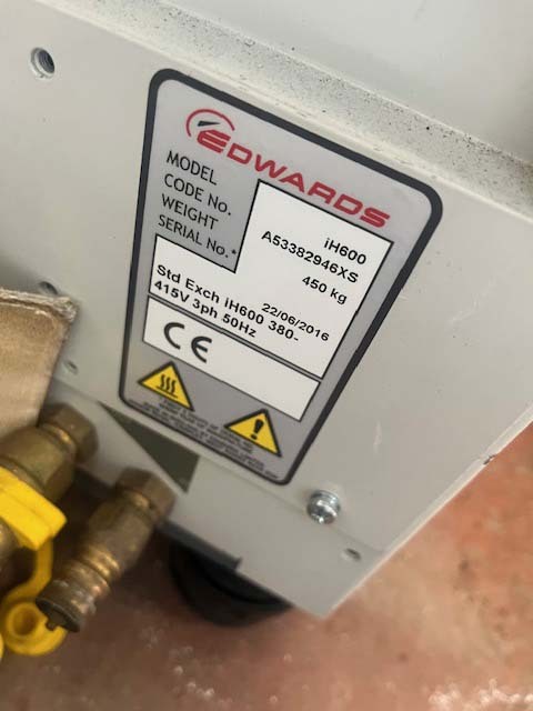 EDWARDS iH600 Pump used for sale price #293772885, 2016 > buy from CAE