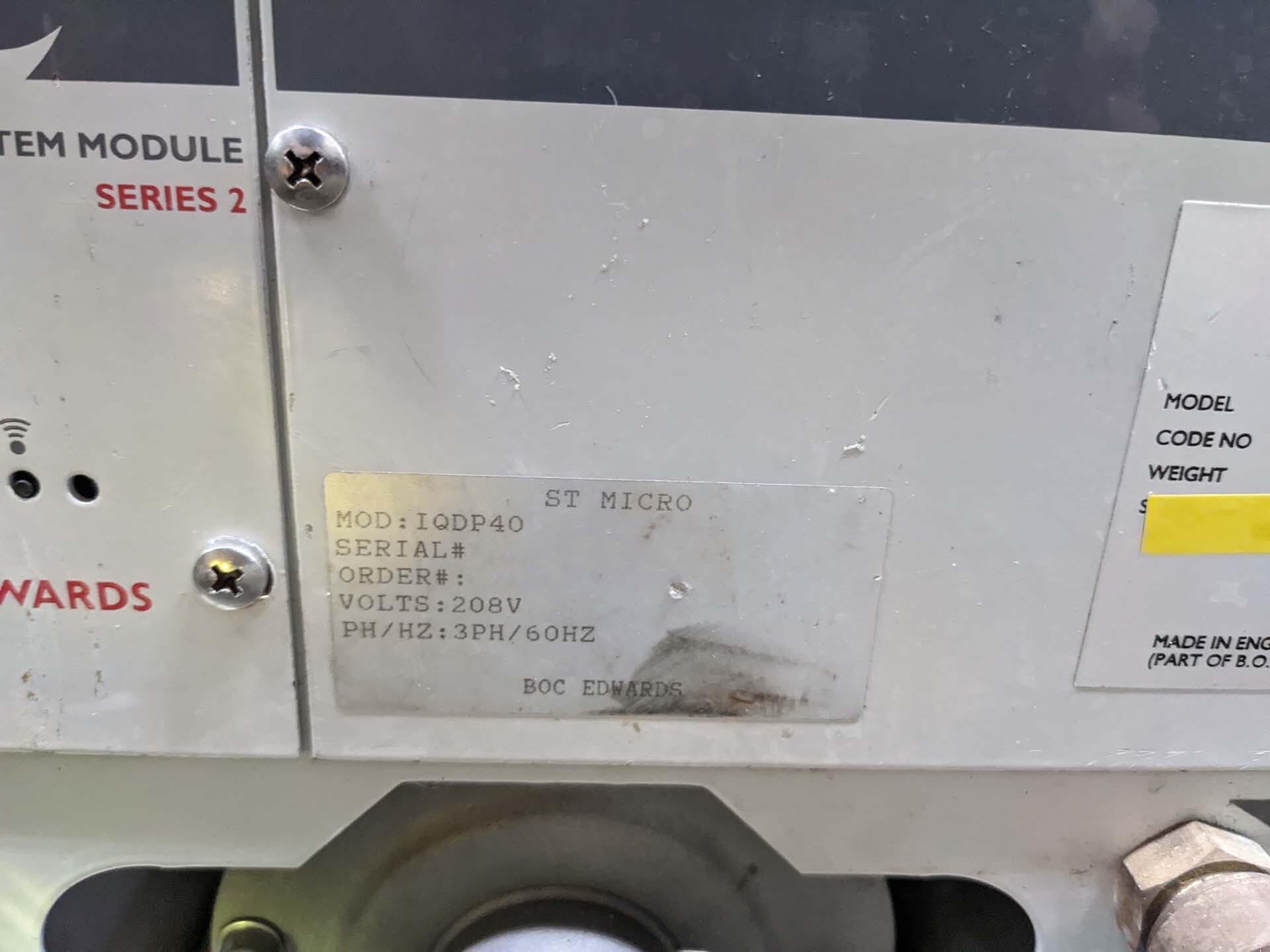 EDWARDS iQDP40 / QMB250 Pump used for sale price #293632496 > buy from CAE