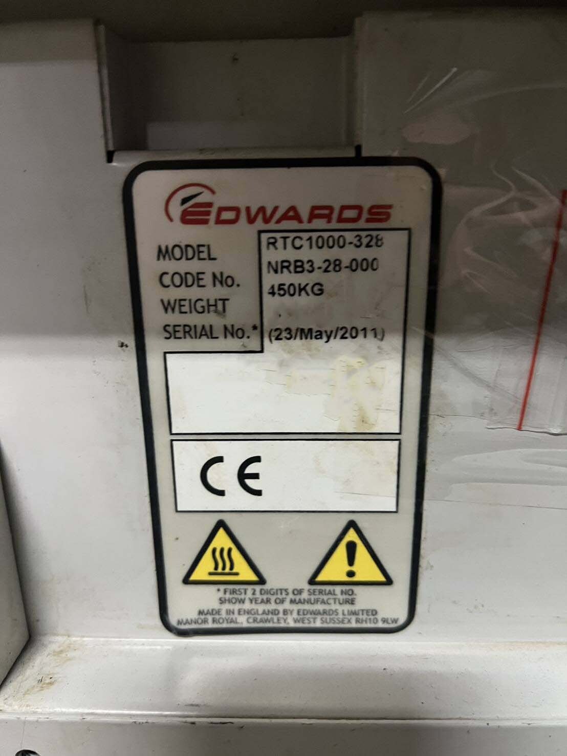 EDWARDS RTC 1000-328 Pump used for sale price #293799043, 2011 > buy ...