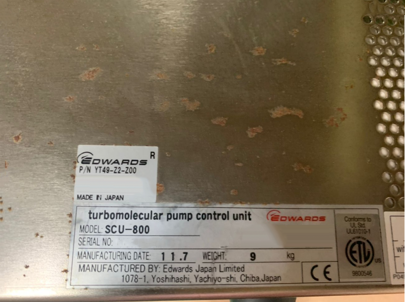 EDWARDS SCU-800 Pump used for sale price #293594363, 2011 > buy from CAE