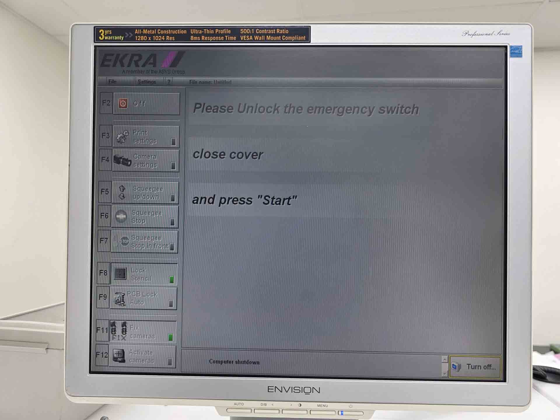 EKRA X1-SL Printer used for sale price #293775565, 2006 > buy from CAE