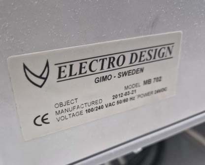 ELECTRO DESIGN MB 702 used for sale price #293810299, 2012 > buy from CAE