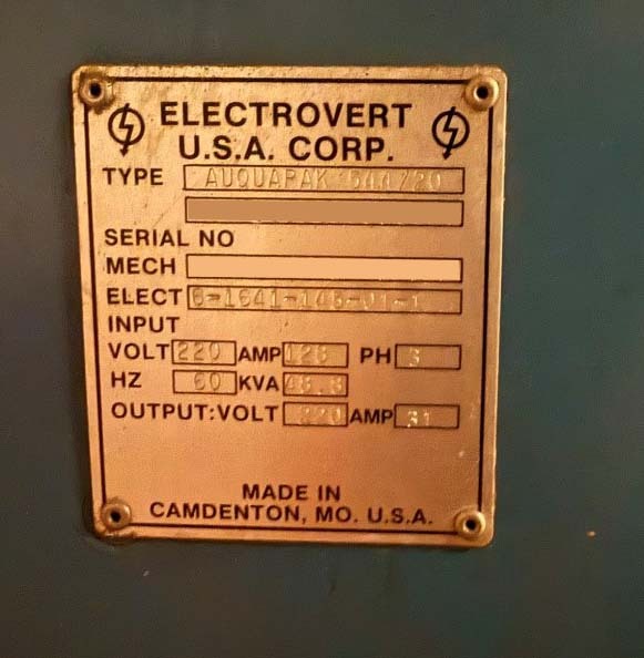 ELECTROVERT / SPEEDLINE Aquapak 544 Pcb Solder Machine used for sale ...