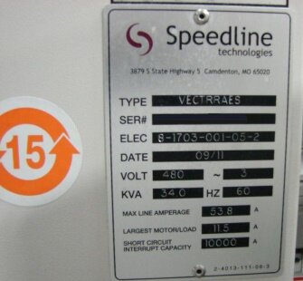 ELECTROVERT / SPEEDLINE Vectra ES 리플로우 오븐 판매 가격 #9023686, 2011에 사용됨 ...