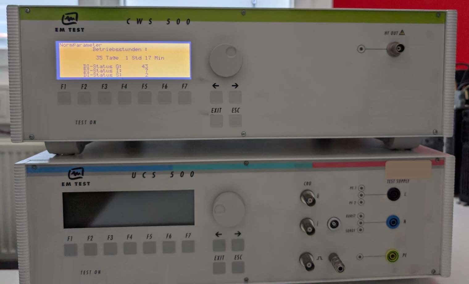 EM TEST UCS 500 Electronic Test Equipment used for sale price ...