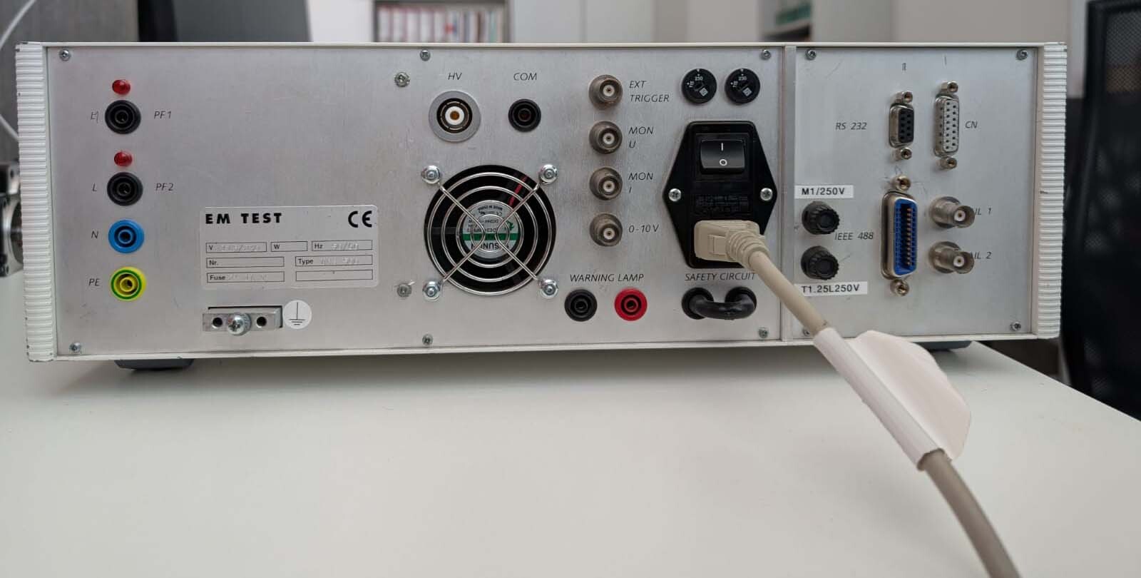 EM TEST UCS 500 Electronic Test Equipment used for sale price ...