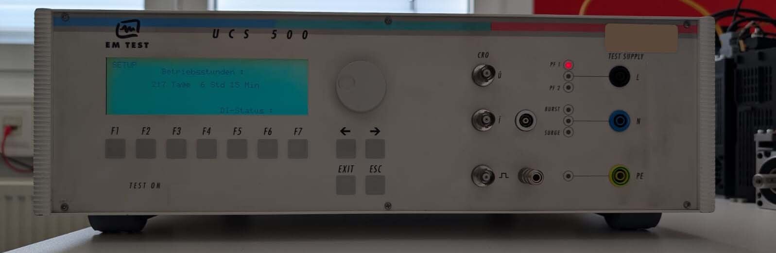 EM TEST UCS 500 Electronic Test Equipment used for sale price ...