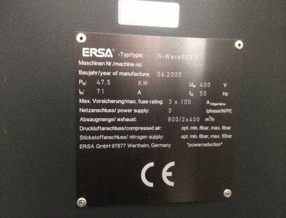 ERSA N-Wave 400F / 500F Pcb Solder Machine used for sale price ...
