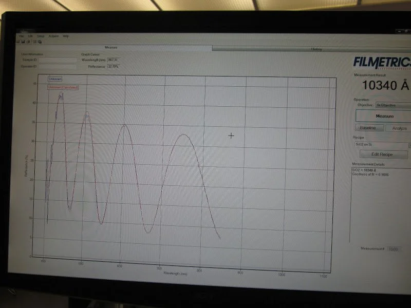 FILMETRICS F40 웨이퍼 테스터 판매 가격 #9061754에 사용됨 > CAE에서 구매