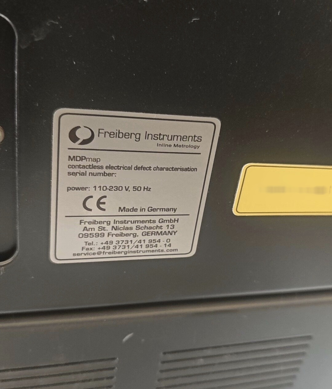 FREIBERG INSTRUMENTS MDPmap Wafer Processing Equipment used for sale ...