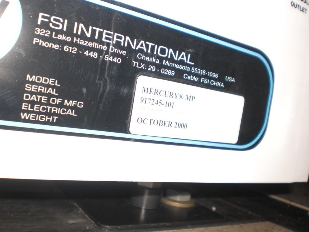 FSI / TEL / TOKYO ELECTRON Mercury MP Photoresist used for sale price ...