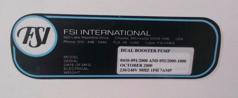 FSI / TEL / TOKYO ELECTRON Mercury 포토레지스트 판매 가격 #9062911, 2000에 사용됨 ...