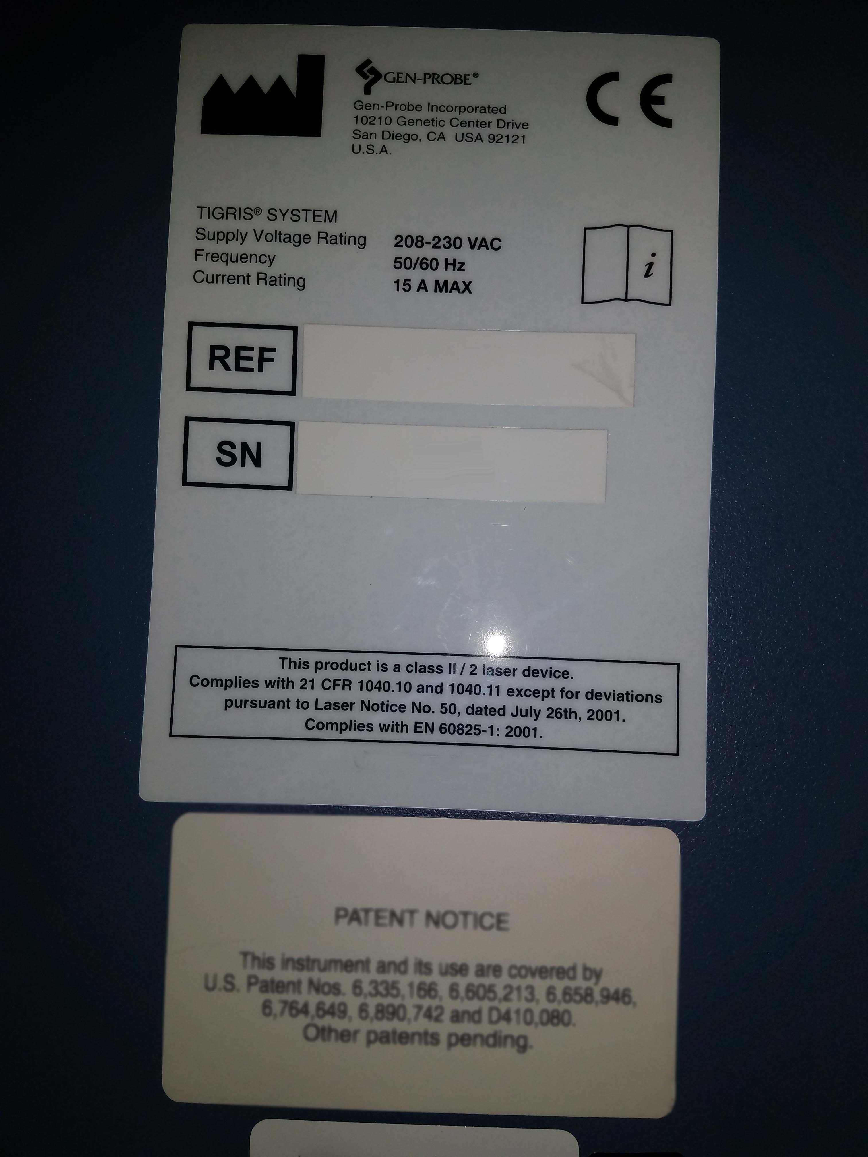 GEN-PROBE TIGRIS DTS Used for sale price #9206593, > buy from CAE