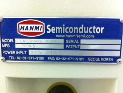 HANMI 3000S Scriber / Dicer used for sale price #9073988, 2004 > buy ...