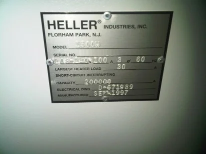 HELLER 1500W Reflow Oven used for sale price #170776, 1997 > buy from CAE