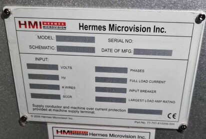 HERMES MICROVISION / HMI eScan 320 光罩與晶圓檢測設備 用於銷售價格 #293621827, 2013 ...