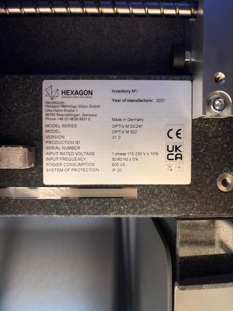 HEXAGON METROLOGY Optiv M Wafer Tester used for sale price #293753490 ...