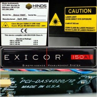 HINDS INSTRUMENTS Exicor 150AT Mask & Wafer Inspector used for sale ...
