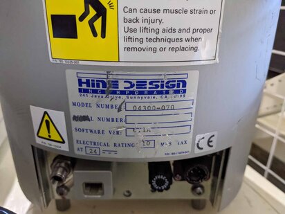 HINE DESIGN / ASYST 04300-070 Wafer Handler used for sale price ...