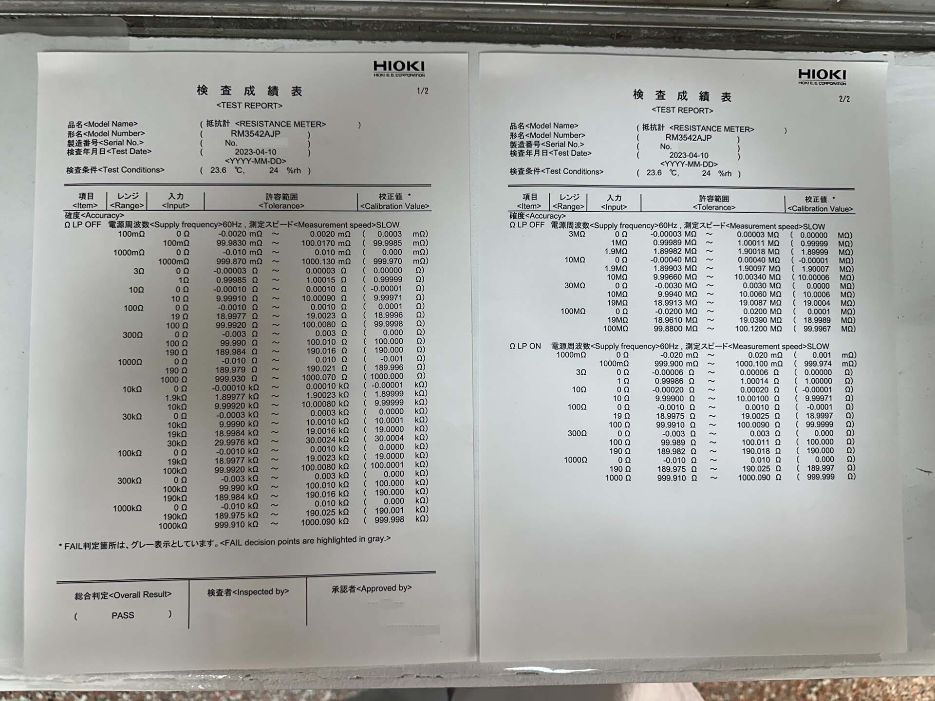 HIOKI RM3542AJP Electronic Test Equipment used for sale price ...
