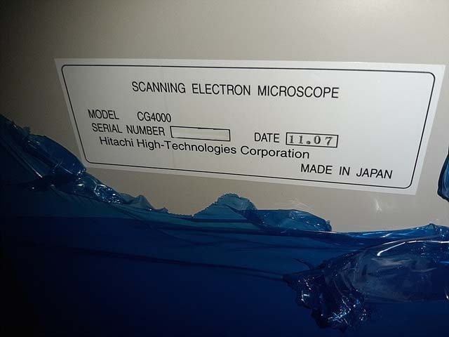 HITACHI CG-4000 SEM 익숙한 판매용 가격 #9312041 > 사다 from CAE