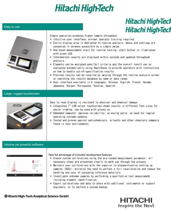 HITACHI Lab-X5000 X-ray Equipment used for sale price #293616193, 2018 ...