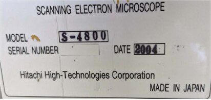 HITACHI S-4800 Type II SEM used for sale price #9389453, 2004 > buy ...