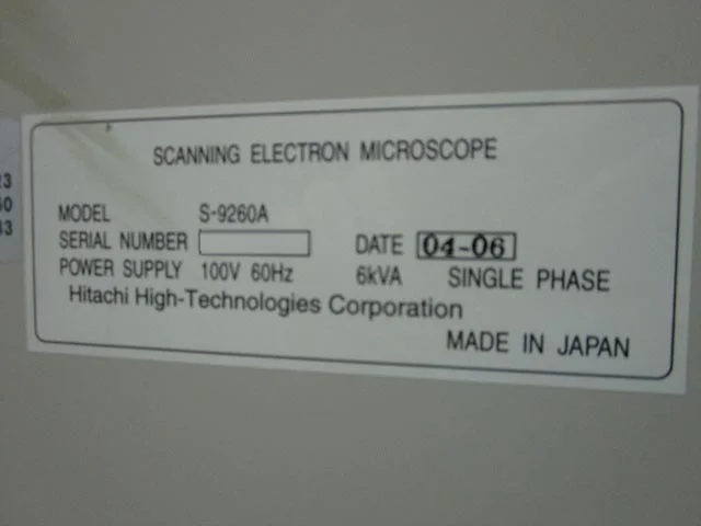 HITACHI S-9260A SEM 판매 가격 #293608753에 사용됨 > CAE에서 구매