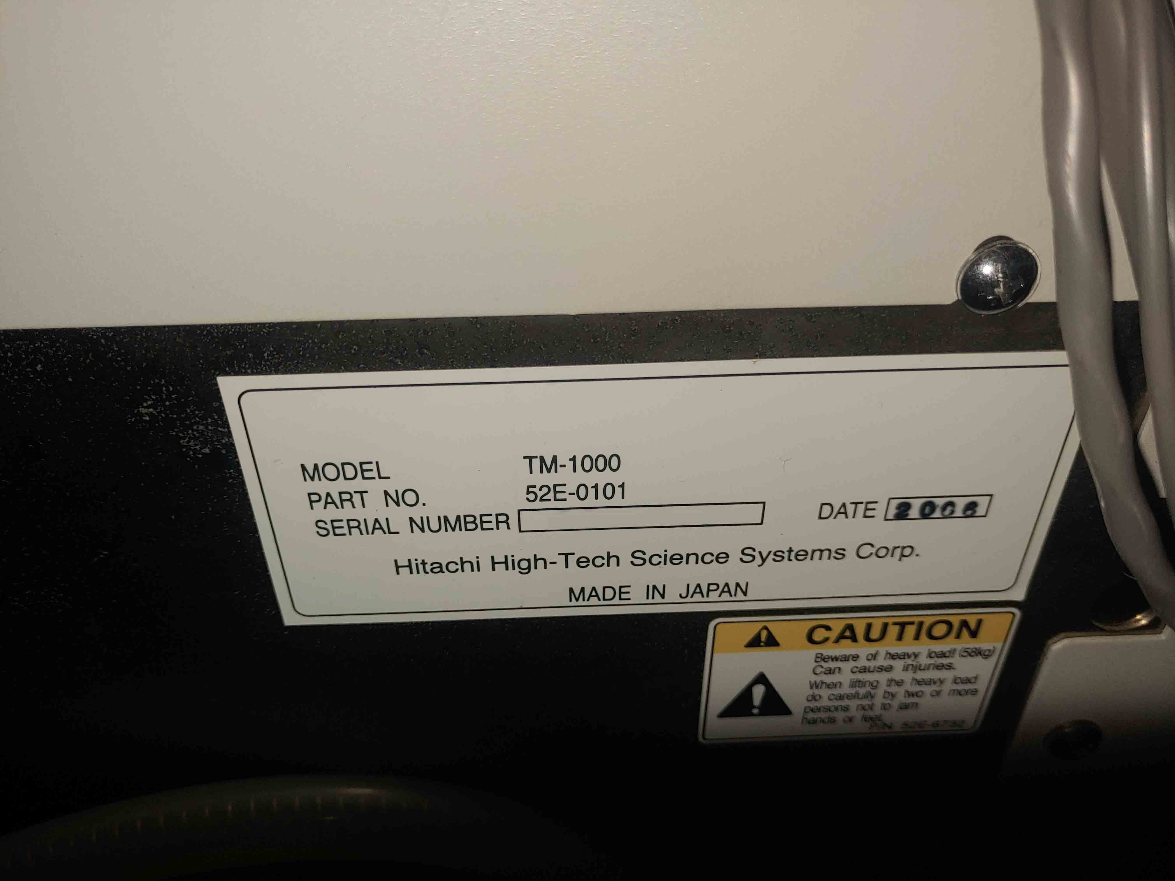 HITACHI TM-1000 SEM used for sale price #9398303, 2006 > buy from CAE