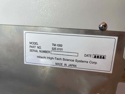 HITACHI TM-1000 SEM used for sale price #293654561, 2006 > buy from CAE
