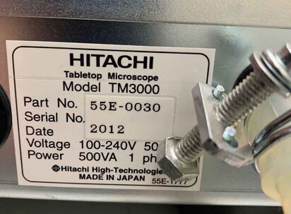 HITACHI TM-3000 SEM used for sale price #9316573, 2012 > buy from CAE