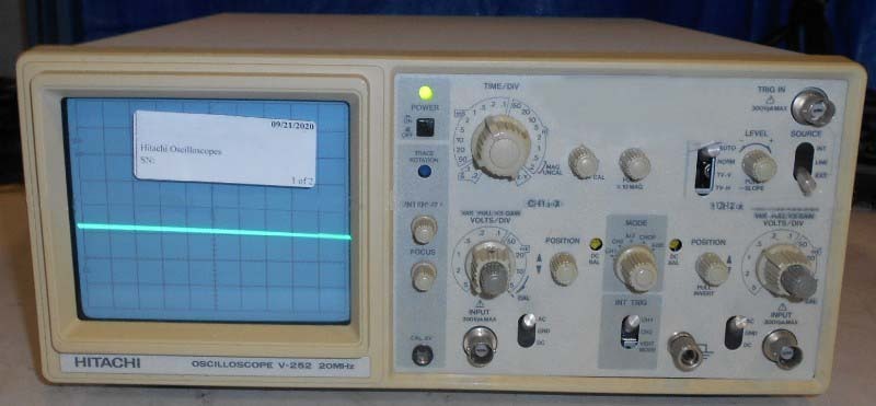 HITACHI V-252 Electronic Test Equipment used for sale price #9362650 ...