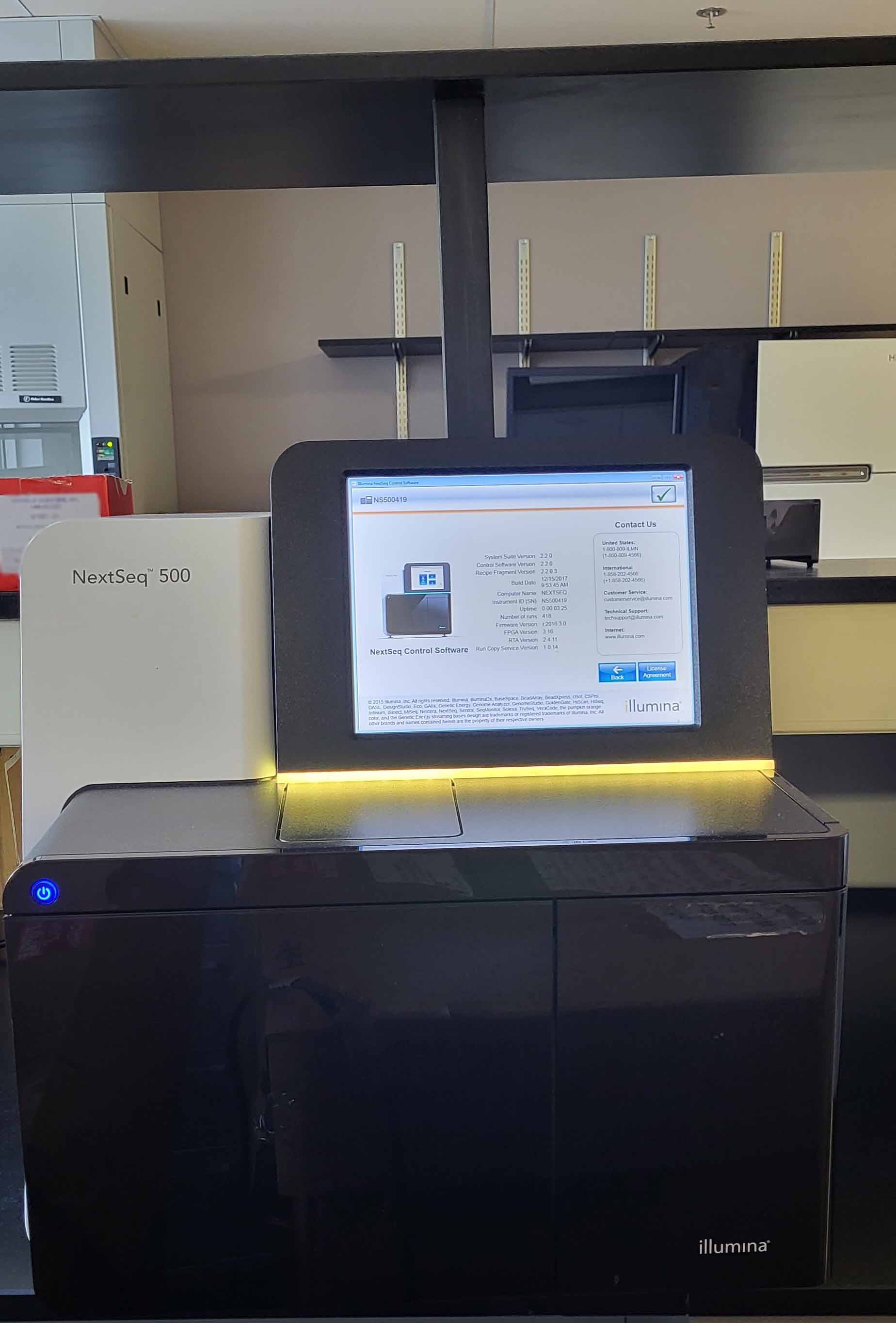ILLUMINA NextSeq 500 實驗室設備 用於銷售價格 #293632332, 2014 > 從 CAE 購買