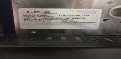 IPG PHOTONICS YLR-1000-WC-Y14 Laser used for sale price #9279792, 2016 ...