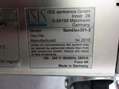 ISIS SENTRONICS SemDex 301-2 Wafer Tester used for sale price #9228734 ...