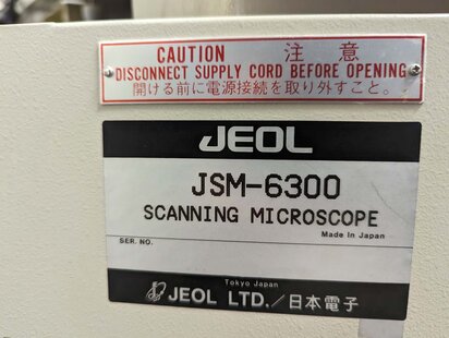 JEOL JSM 6300 SEM used for sale price #293658285 > buy from CAE