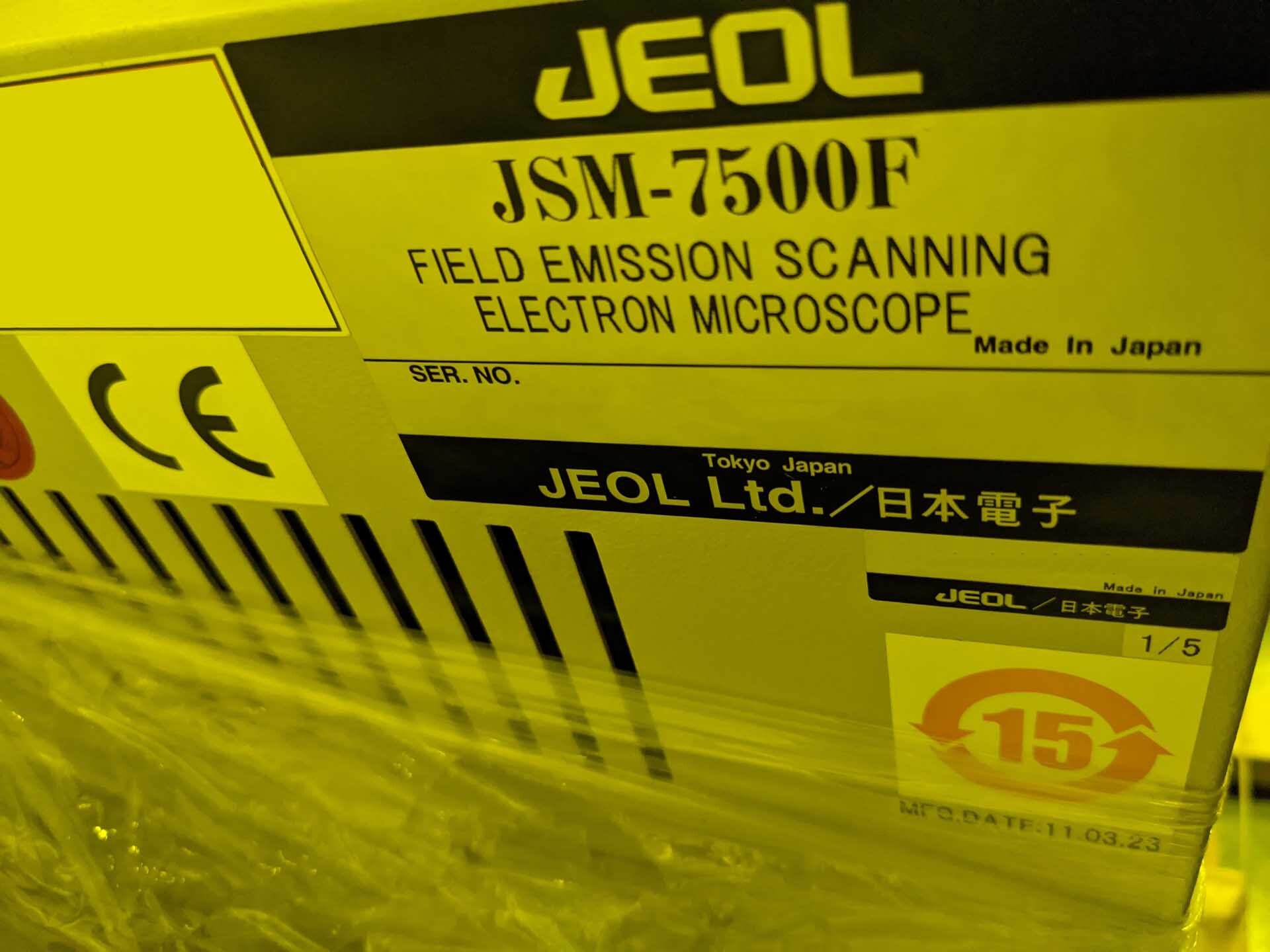 JEOL JSM 7500F SEM 판매 가격 #293643351에 사용됨 > CAE에서 구매