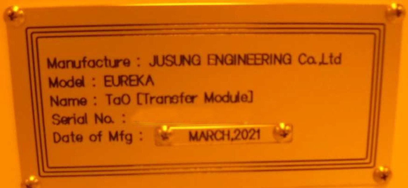 JUSUNG Eureka 3000 Reactor used for sale price #293722944, 2021 > buy ...